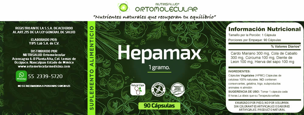 Hepamax - Cardo Mariano ... – ORTOMOLECULAR Nutrisalud